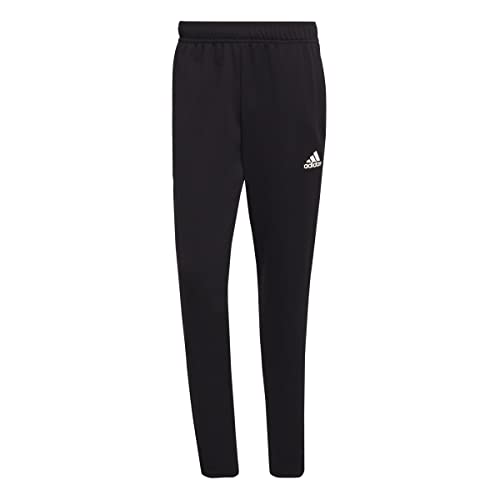 adidas Men's Standard Sereno Pant, Black/White, Medium