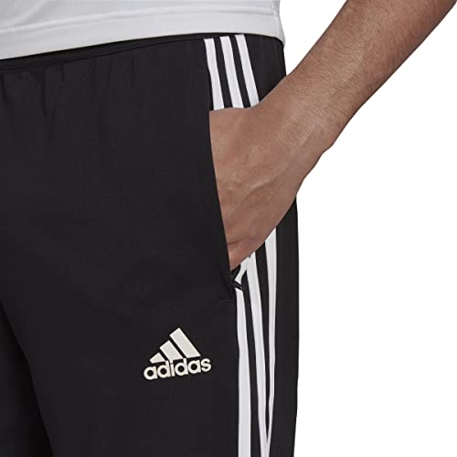 adidas Men's Standard Sereno Pant, Black/White, Medium