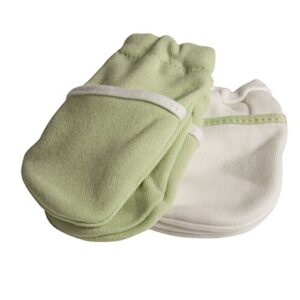 safety 1st no scratch mittens, green