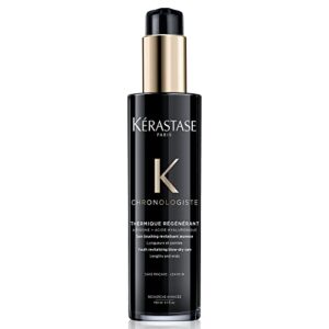 kerastase chronologiste thermique régénérant hair serum | heat protectant | prevents breakage, controls frizz & protects against humidity | with argan oil | for dry, fine & brittle hair | 5.1 fl oz