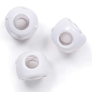 Safety 1st Parent Grip Door Knob Covers, White, One Size (Pack of 3)