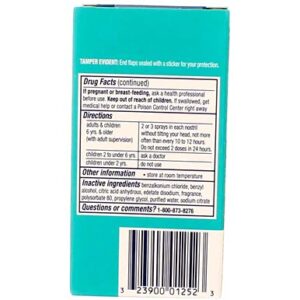 Vicks Sinex Severe Nasal Spray with Menthol 0.50 oz (Pack of 4)