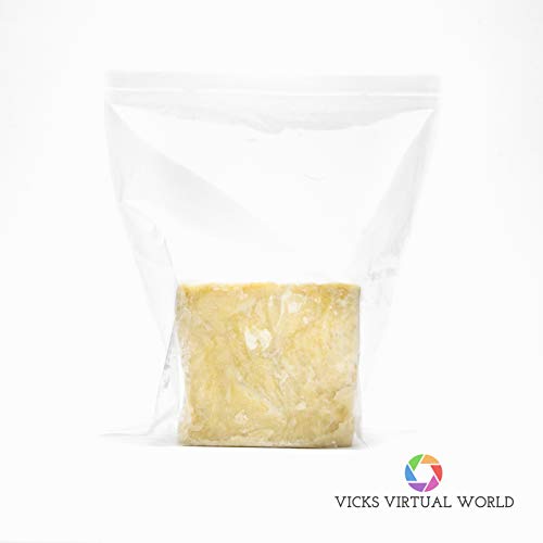 Vicks Virtual World Ivory Raw African Unrefined Shea Butter Imported from Ghana 2lb