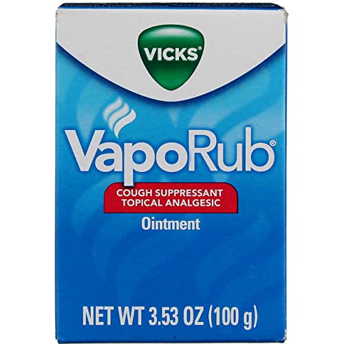 Vicks VapoRub Topical Cough Suppressant Ointment (Pack of 3) (3.53 oz (Pack of 3))