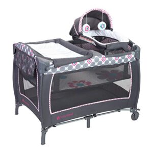 baby trend lil snooze deluxe 2 nursery center, daisy dots