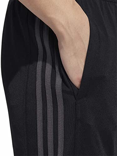 adidas Mens Midweight Essential Tricot Zip Track Pants (as1, Alpha, m, Regular, Regular, Black/Grey Six)