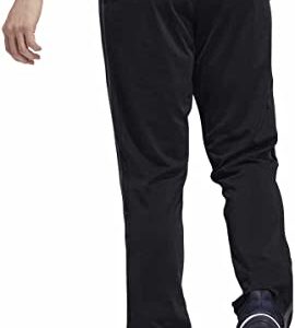 adidas Mens Midweight Essential Tricot Zip Track Pants (as1, Alpha, m, Regular, Regular, Black/Grey Six)