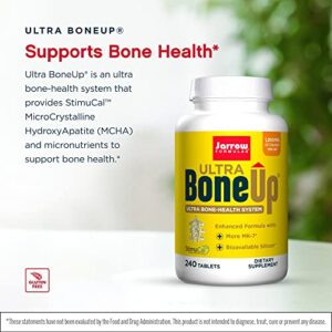 Jarrow Formulas Ultra Bone-Up Powerful Multinutrient Bone Health Includes More MK-7 & JarroSil Activated Silicon for Added Support - 120 Servings, 240 Count