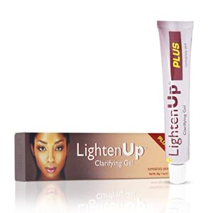 lightenup plus clarifying gel – 1 fl oz / 30 ml – dark spots cream, reduce hyperpigmentation on: dark knuckles, elbows, hands, armpits, with alpha arbutin, fruity tamarind extract