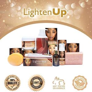 LightenUp Plus Clarifying Gel - 1 fl oz / 30 ml - Dark Spots Cream, Reduce Hyperpigmentation on: Dark Knuckles, Elbows, Hands, Armpits, with Alpha Arbutin, Fruity Tamarind Extract