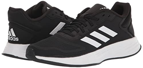 adidas unisex child Duramo Sl 2.0 Running Shoe, Black/White/Black, 6 Big Kid US