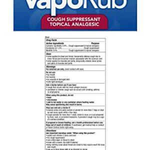 Cough, Cold, and Flu Bundle - Vicks VapoRub Cough Suppressant 6 oz (pack of 2) and Vicks Nyquil SEVERE Nighttime Relief 12 oz (twin pack)