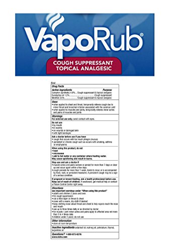 Cough, Cold, and Flu Bundle - Vicks VapoRub Cough Suppressant 6 oz (pack of 2) and Vicks Nyquil SEVERE Nighttime Relief 12 oz (twin pack)