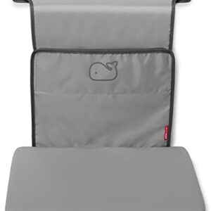 Skip Hop Baby Bath All-in-One Elbow Saver and Kneeler, Moby, Grey