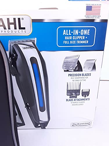 WAHL Deluxe Complete Hair Cutting Kit 29 Piece Clipper Set with Beard Trimmer -Retail $125+!!! BY AMPLEXPO