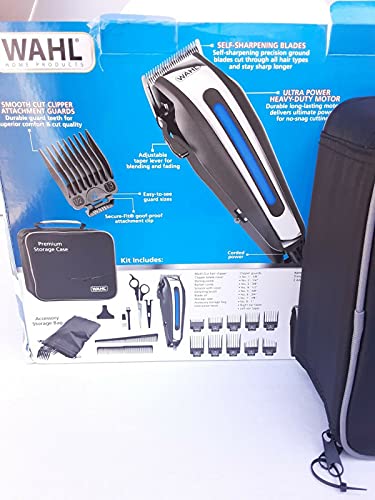 WAHL Deluxe Complete Hair Cutting Kit 29 Piece Clipper Set with Beard Trimmer -Retail $125+!!! BY AMPLEXPO