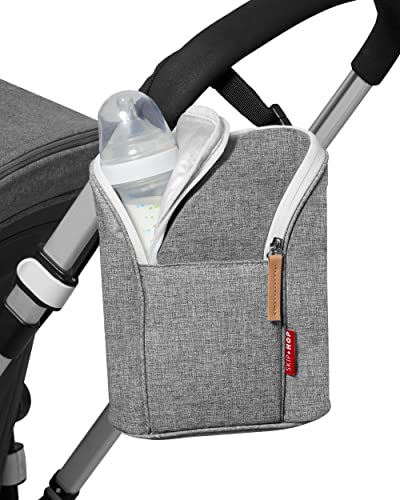 Skip Hop Baby Bottle Bag, Grab & Go, Grey Melange