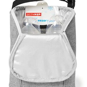 Skip Hop Baby Bottle Bag, Grab & Go, Grey Melange