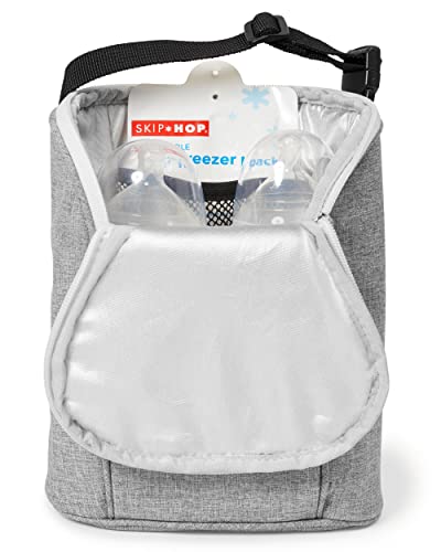 Skip Hop Baby Bottle Bag, Grab & Go, Grey Melange