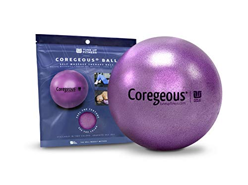 Tune Up Fitness – Coregeous Ball | Psoas Release, Abdominal, Belly & Lower Back Massager | Therapy Stretch Ball for Lower Back Pain, Stress & Digestive Relief, Improved Breathing & Sleep (Iris)