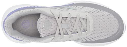 adidas Women's SUMMERVENT Spikeless Golf Shoes, Grey Two/Silver Metallic/Light Purple, 5