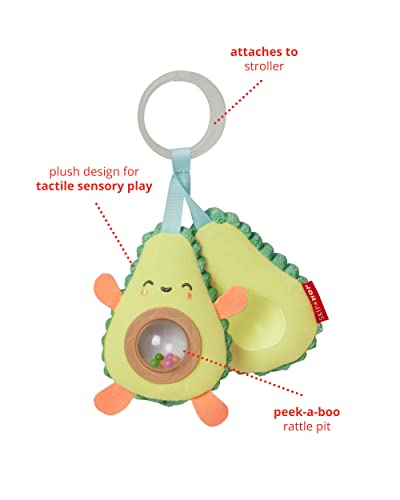 Skip Hop Farmstand Avocado Baby Stroller Toy