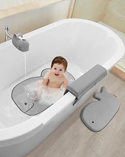 Skip Hop Bath Spout Cover, Universal Fit, Moby, Grey