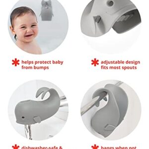 Skip Hop Bath Spout Cover, Universal Fit, Moby, Grey