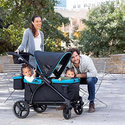 Baby Trend Smooth Wheel Ride-On Stroller Board Compatible with Tango Stroller, Expedition and Tour Stroller Wagons, Black