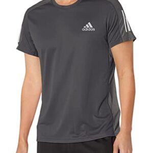 adidas Men's Own The Run Tee, Open Grey, Medium