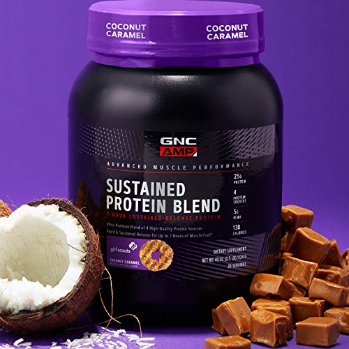 GNC AMP Sustained Protein Blend Girl Scout - Coconut Caramel