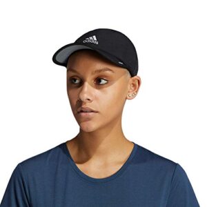 adidas Women's Superlite Relaxed Fit Performance Hat, Black/White, One Size