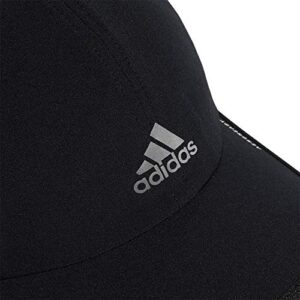 adidas Women's Superlite Relaxed Fit Performance Hat, Black/White, One Size