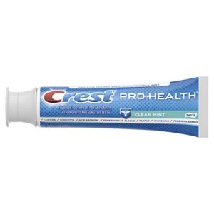 Crest Pro-Health Smooth Formula Toothpaste, Clean Mint, 4.6 oz, Pack of 3 (Packaging May Vary)