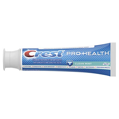 Crest Pro-Health Smooth Formula Toothpaste, Clean Mint, 4.6 oz, Pack of 3 (Packaging May Vary)