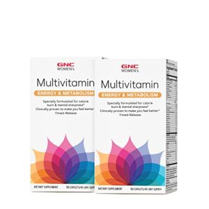 gnc women’s multivitamin energy & metabolism – twin pack