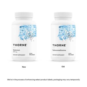 Thorne Selenium - 200 mcg Selenium Supplement for Antioxidant Support - 60 Capsules