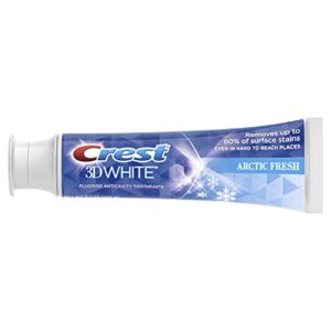 Crest 3d White Fluoride Anticavity Toothpaste Arctic Fresh Value Ea , 4.1 Ounce (2-Pack)