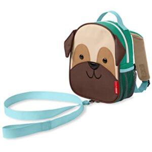 Skip Hop Toddler Backpack Leash, Zoo, Pug