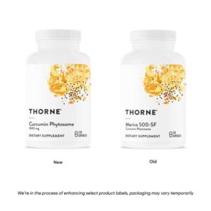 Thorne Curcumin Phytosome 1000 mg (Meriva) - Clinically Studied, High Absorption - Supports Healthy Inflammatory Response in Joints, Muscles, GI Tract, Liver, and Brain - 120 Capsules - 60 Servings