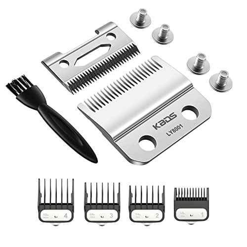 KBDS Replacement Blades for Clippers,Precision 2 Holes Clipper blade part Compatible with Wahl Magic Clip/Super Taper/Senior/Icon/Blading/Taper 2000/Chrome Super Taper/Pro Clip