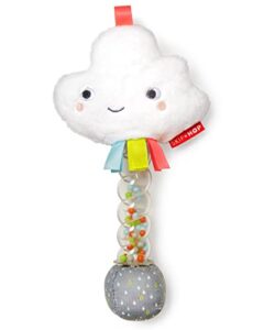 skip hop baby rattle, silver lining cloud rainstick