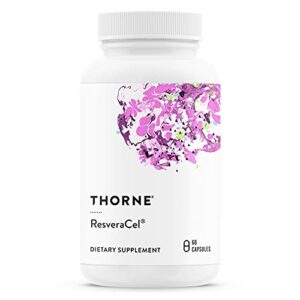 thorne resveracel – nicotinamide riboside with quercetin phytosome and resveratrol – support healthy aging, methylation and cellular energy production – 60 capsules – 30 servings