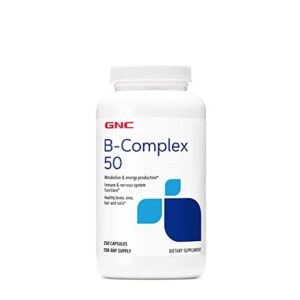 GNC B-Complex 50 - 250 Capsules