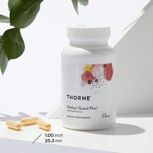 Thorne Methyl-Guard Plus - Active folate (5-MTHF) with Vitamins B2, B6, and B12 - Supports methylation and Healthy Level of homocysteine - Gluten-Free, Dairy-Free, Soy-Free - 90 Capsules