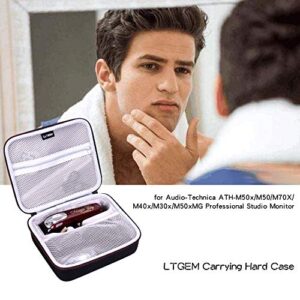 LTGEM EVA Hard Storage Case for Wahl Professional 5-Star Cordless Magic Clip Clippers #8148 #8451 #8545 #8509 - Carrying Organizer Bag