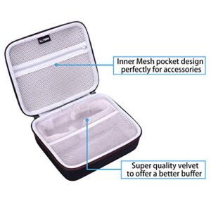 LTGEM EVA Hard Storage Case for Wahl Professional 5-Star Cordless Magic Clip Clippers #8148 #8451 #8545 #8509 - Carrying Organizer Bag