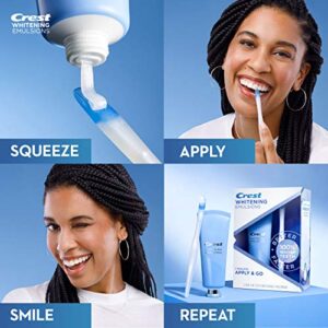 Crest Whitening Emulsions Leave-on Teeth Whitening Gel Pen Kit, 0.88 Oz (25 G)