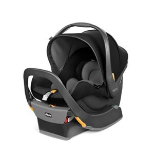 chicco keyfit 35 infant car seat and base, rear-facing seat for infants 4-35 lbs, includes infant head and body support, compatible with chicco strollers, baby travel gear | onyx/black