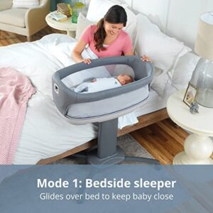 Chicco Close to You 3-in-1 Bedside Bassinet - Heather Grey | Grey